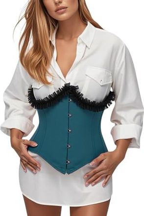 Generic Pirate Femme Corset, Corset Gainant En Dentelle Style R&eacute;tro Pour Femme