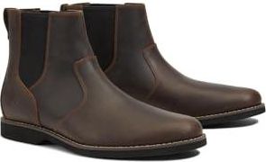 Timberland Homme Woodhull Chelsea Basic Bottine, Dark Brown Full Grain, 40 EU