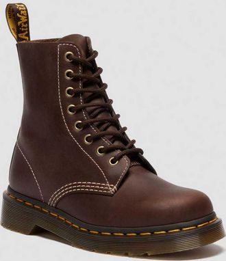 Dr. Martens 1460 Wyoming Leder Schn&uuml;rstiefel in Braun, Gr&ouml;&szlig;e: 36