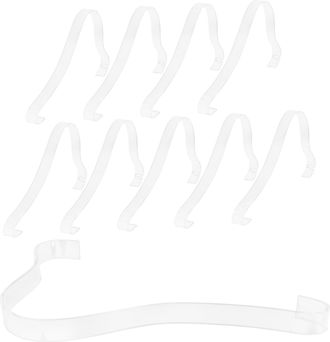 SOLUSTRE 10 Stück Teiliges Transparentes High Heels Schuhhalter Stabile Schuhformhalter für Sandalen und Pumps Schuhdisplay für Laden und Zuhause Langlebiges A