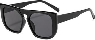 Generic Lunettes De Soleil Carr&eacute;es &Agrave; Grande Monture For Hommes Et Femmes, Tendance, For Lext&eacute;rieur, Les Vacances D&eacute;placements(Black)