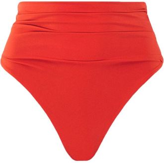Jacquemus The Drapeado Bikinih&ouml;schen - Orange