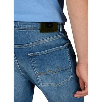 7 For All Mankind Jean slim en coton m&eacute;lang&eacute;