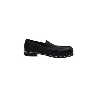 Dries Van Noten Leder Penny Loafer - - Shoes - Herren - Schwarzk - 44 EU
