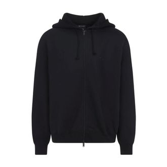 Yohji Yamamoto Herren, Sweatshirts & Hoodies, Schwarzk, SGr&ouml;&szlig;e
