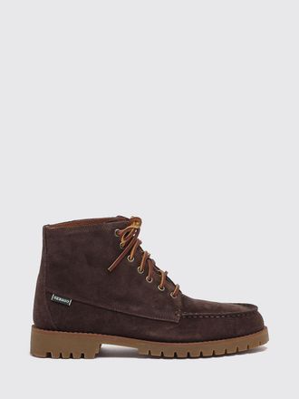 Sebago Bottines &agrave; lacets Parker en daim avec bout &agrave; couture en relief