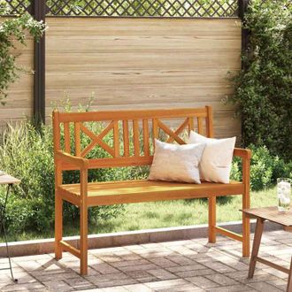 vidaXL Vidaxl - Banc de jardin Marron 110 x 56 x 90 cm Bois dacacia massif