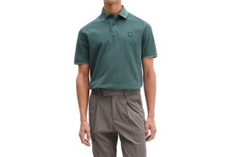 Marc O'Polo Poloshirt Herren Poloshirt 1er Pack Baumwolle (Packung, 1er Pack)