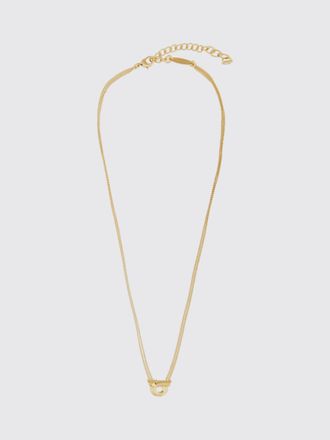Ferragamo Collier en laiton dor&eacute; avec pendentif Gancini et fermoir &agrave; g&acirc;chette