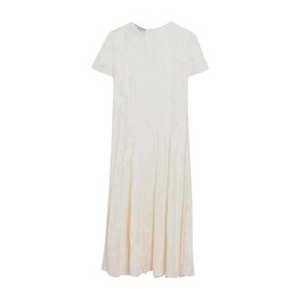 Prada Elegantes Elfenbein Langes Kleid - - Dresses - Damen - Beige - XS