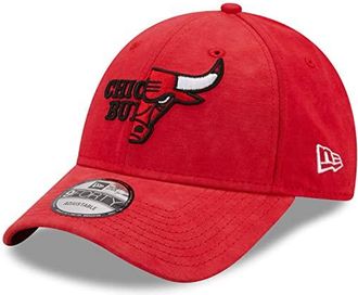 New Era 9Forty Strapback Cap - Washed Chicago Bulls Rouge
