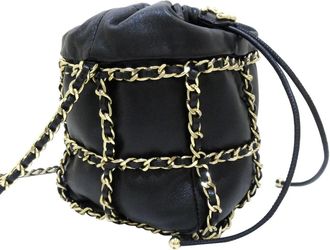 Chanel Hobo Bags - CC Bucket - Gr. unisize - in Schwarz - f&uuml;r Damen