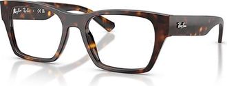 Ray-Ban Rb5448 Optics Havana Fassung Klar Glas Polarisiert 55-19