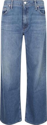 Mother Femme, Jeans, Bleu, Taille: W27 The Rerun Zip Sneak Jeans