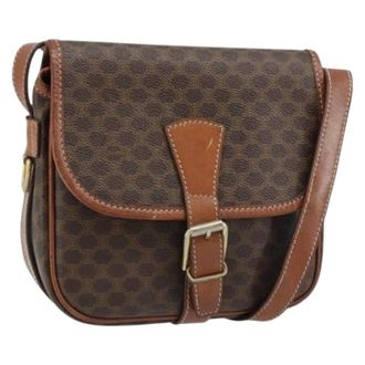 Celine Sac bandouli&egrave;re vintage Pre-owned - Femme - Pre-owned - Brun - Taille: ONE Size