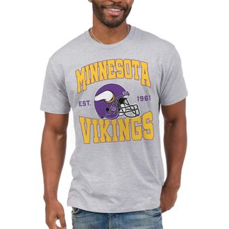 Junk Food Unisex Team Helmet NFL T-Shirt, Grey, L