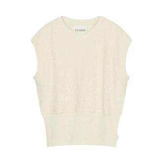 Closed Femme, Pulls, Beige, Taille: 40 FR T-shirt