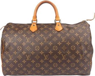 Louis Vuitton Crossbody Bags - Louis Vuitton Canvas Monogram Speedy 40 Handbag - Gr. unisize - in Braun - f&uuml;r Damen