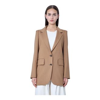 Max Mara Einknopf-Blazer - - Jackets - Damen - Beige - 2XS