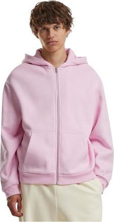 Build Your Brand By285-fluffy Zip Hoody Sweat-Shirt à Capuche, Rose Doux, 3XL Homme