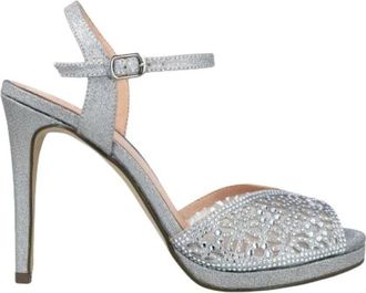 Menbur Sandalo cerimonia con strass e plateau - - Shoes - Damen - Grau - 39 EU