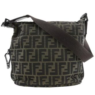 Fendi Pre-owned Nylon sacs-fendi - Femme - Pre-owned - Brun - Taille: ONE Size