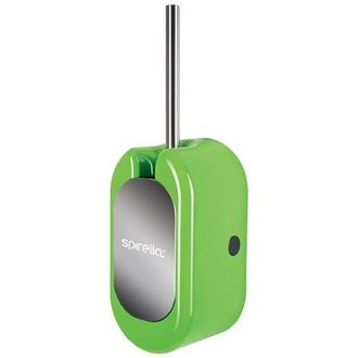Spirella Brosse WC Cube - Brosse WC - Fixation Murale Possible avec Collage ou per&ccedil;age - Vert