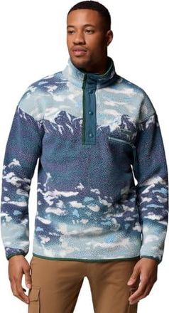 Columbia Helvetia II Printed Half Snap Fleece 2098461461 Sweats en polaire pour homme, bleu, M EU
