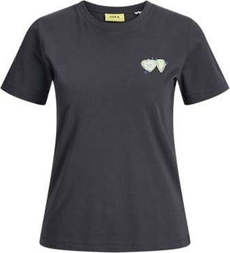 Jack & Jones Jxcarly Reg Fit SS Tee JRS T-Shirt, Phantom, M Femmes