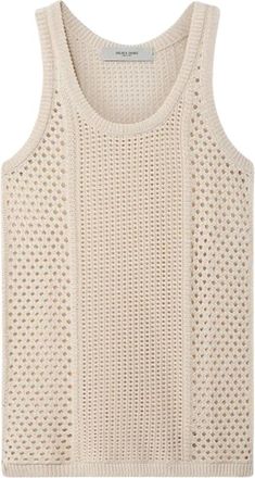 Golden Goose Femme, Tops, Beige, Taille: 40 FR Sleeveless Top