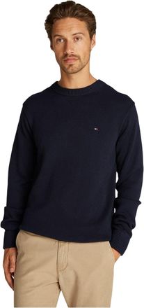 Tommy Hilfiger Pullover f&uuml;r Herren, Rundhalsausschnitt, Regul&auml;r, Lang&auml;rmlig (Himmelblau)