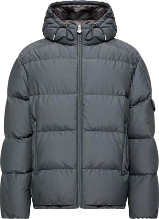 Moncler Moncler Doudoune Courte &Agrave; Capuche Himalaya, Homme, Gris, Taille: 0