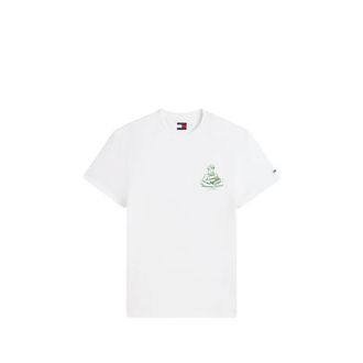 Tommy Hilfiger T-shirt col rond uni &agrave; s&eacute;rigraphies