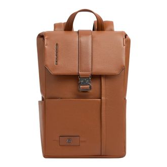 Piquadro Russel Leder Laptoptasche - - Bags - Herren - Orange - ONE SIZE