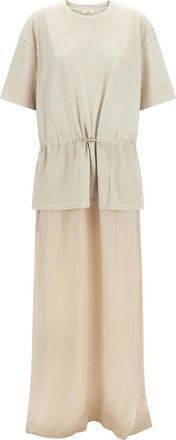 Haikure Robe Au Genou - Beige