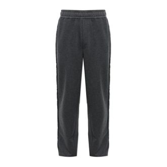 Moncler Sweatpants mit Logo-Patch - - Trousers - Herren - Grau - L