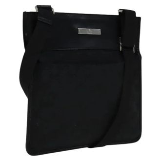 Gucci Pre-owned Canvas Cross Body Bag - - Pre-owned - Damen - Schwarzk - ONE SIZE