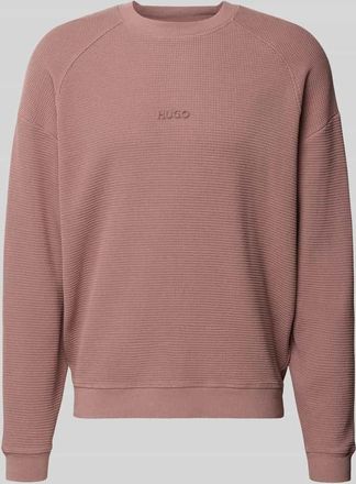 HUGO BOSS Regular Fit Sweatshirt aus reiner Baumwolle Modell DAFFLYN