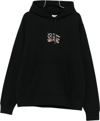 Burberry Homme, Sweatshirts et sweats &agrave; capuche, Noir, Taille: S SweaT-shirts &agrave; capuche