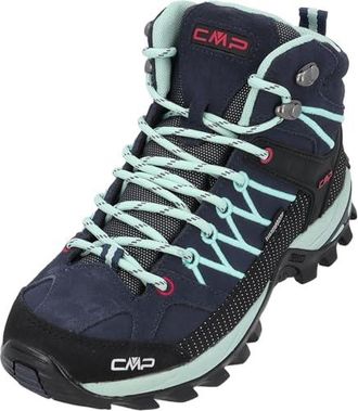 F.lli Campagnolo Femme Rigel Mid WMN Trekking Shoes WP Chaussures de randonn&eacute;e, Bleu-Turquoise (Blue-Acqua), 38 EU