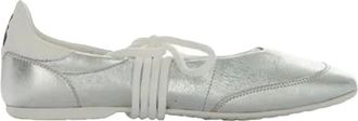 Patrizia Pepe Femme, Chaussures, Gris, Taille: 37 EU Chaussures Ballerine Skin Chic