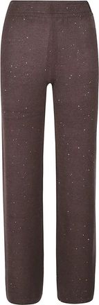 Hinnominate Hinnominate, Femme, Pantalons, Brun, Taille: 40 FR Pantalon Jambe Large