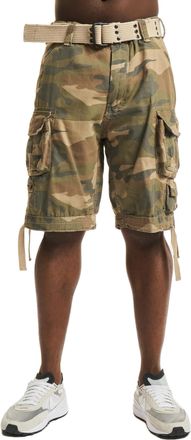 Brandit Savage Vintage Shorts, Farbe: li.woodlan, Gr&ouml;&szlig;e: S