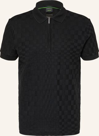 HUGO BOSS Jersey-Poloshirt icons70 Regular Fit schwarz