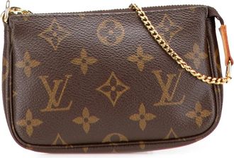 Louis Vuitton Crossbody Bags - Monogram Mini Pochette Accessoires - Gr. unisize - in Braun - für Damen