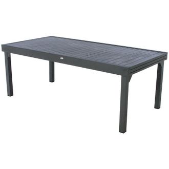 Hesperide Hesperide - Table extensible Piazza Graphite 12 places