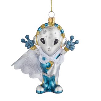 Butlers Weihnachtskugel Alien Hang ON | Christbaumkugel Glas, Weihnachtsbaumschmuck lustig, kreative Baumschmuck f&uuml;r Weihnachten, Weihnachtsdeko f&uuml;r Girlande 