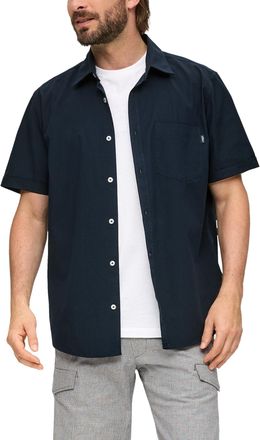 s.Oliver Baumwollhemd mit Musterstruktur