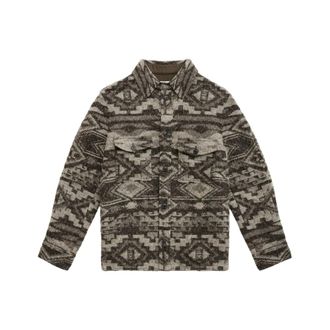 Isabel Marant Schwarze Knopfleiste Oberbekleidung Jacke - - Jackets - Herren - Mehrfarbig - M
