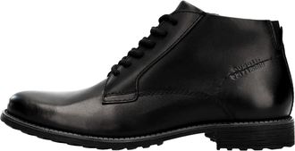 Bugatti Herren Schnürstiefel, Männer Stiefel Kaltfutter,uebergangsstiefel,uebergangsschuhe,Chukka Boots,schnürung,Boots,schwarz (1000),44 EU / 9 UK
